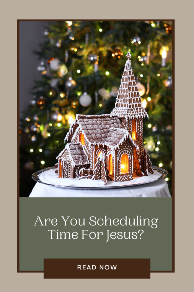 Are You Scheduling Time For Jesus? | Christian Indie Publishing ...